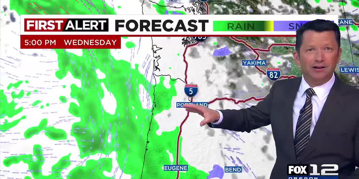 First Alert Wednesday evening FOX 12 weather forecast (5/1) First Alert Wednesday evening FOX 12 weather forecast (5/1)